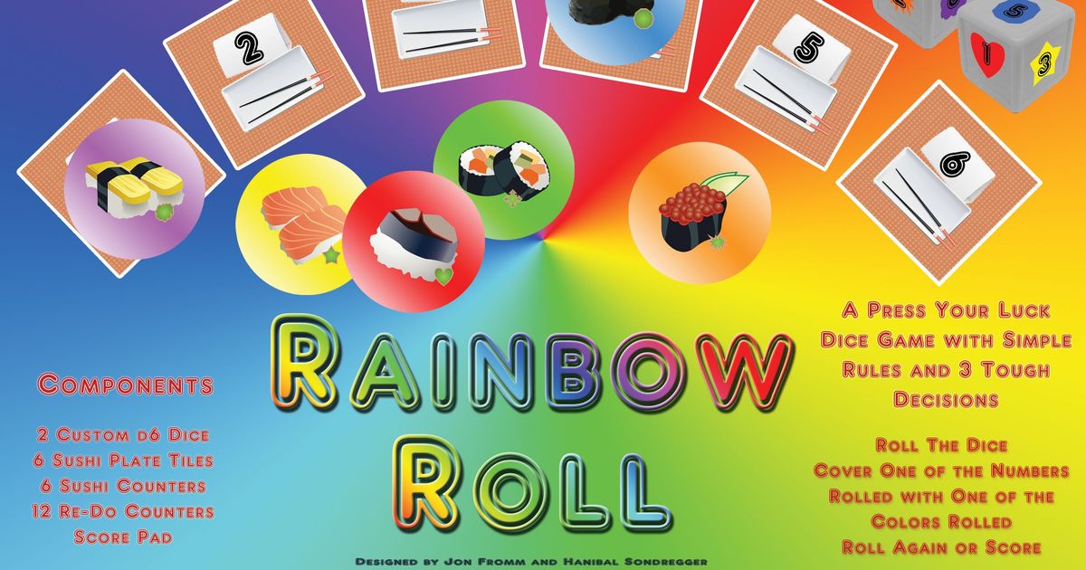 Rainbow Roll | Board Game | BoardGameGeek