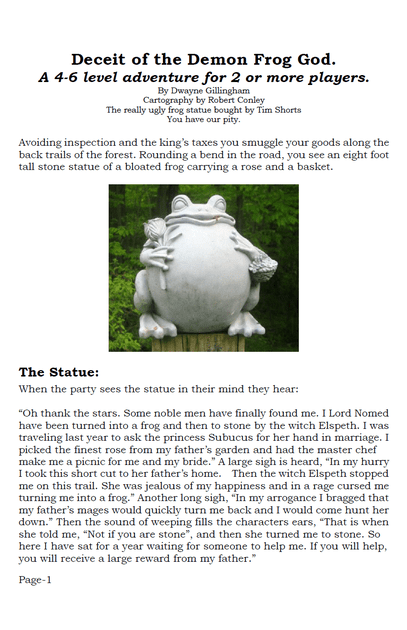 Cheat Your Own Adventure - Curse of the Demon Bullfrog