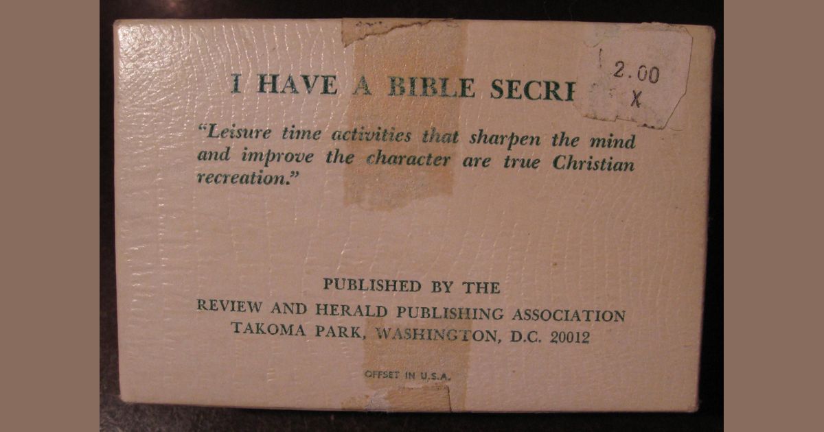 I have a Bible secret