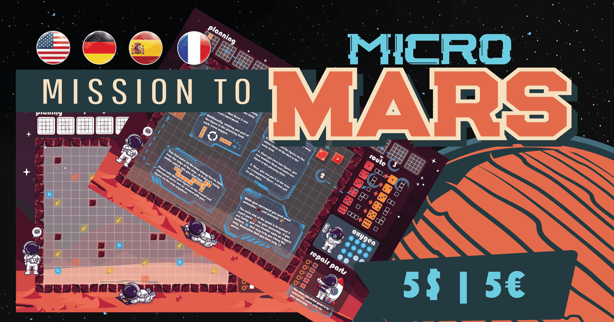 Micro Mars | Board Game | BoardGameGeek