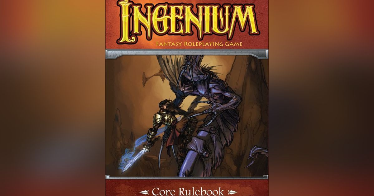 Ingenium Fantasy Roleplaying Game Core Rulebook | RPG Item | BoardGameGeek