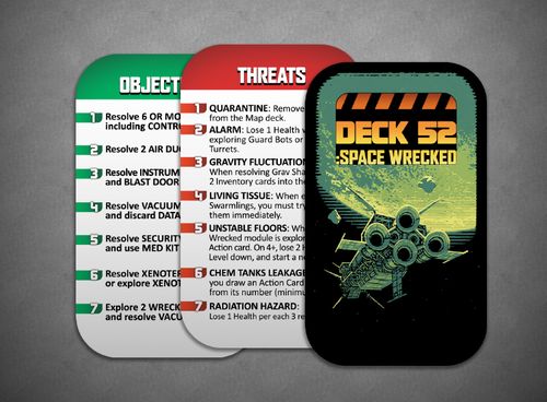 Objectives / Threats as Cards ? | DECK 52: Space Wrecked