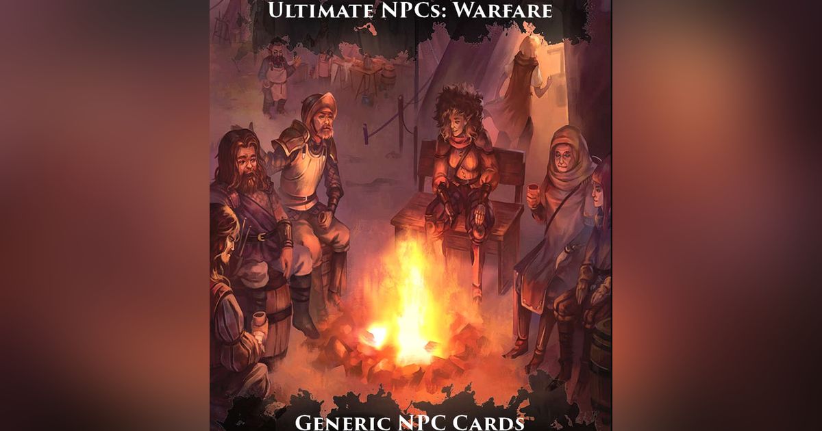 Ultimate NPCs: Warfare Generic NPC Cards | RPG Item | RPGGeek