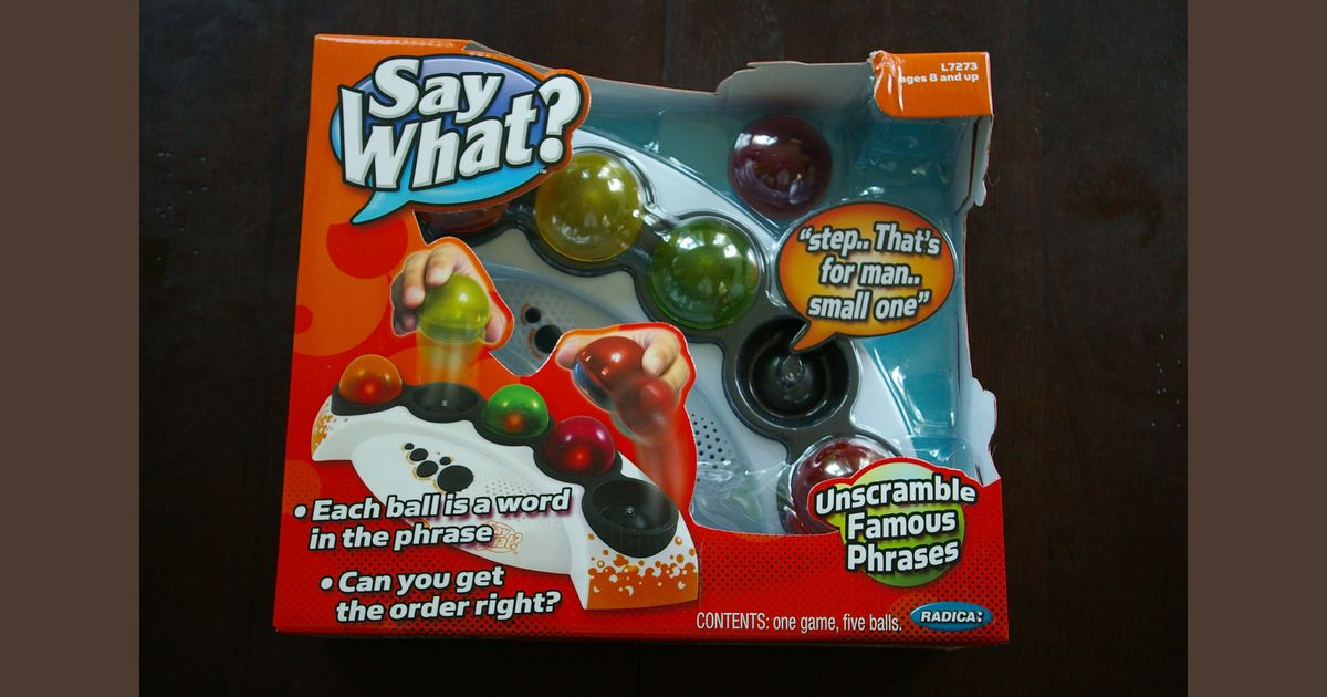 Say What? | Board Game | BoardGameGeek