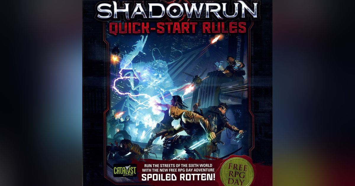 Shadowrun Quick-Start Rules (Free RPG Day 2014 Edition) | RPG Item | RPGGeek