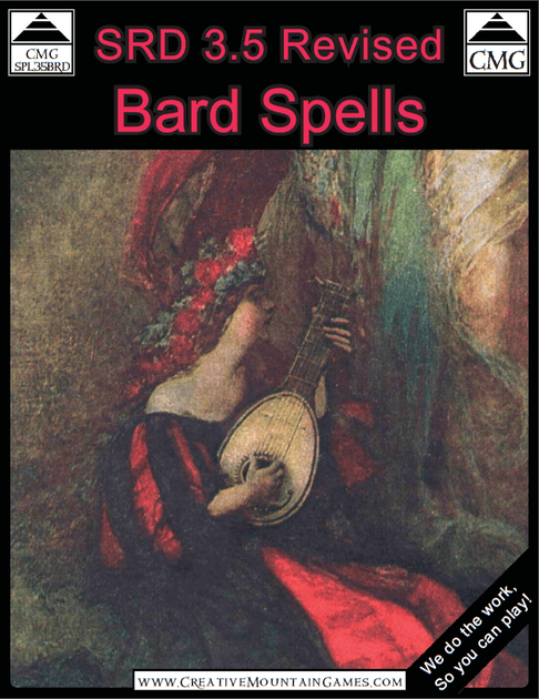 SRD 3.5 Revised: Bard Spells | RPG Item | RPGGeek