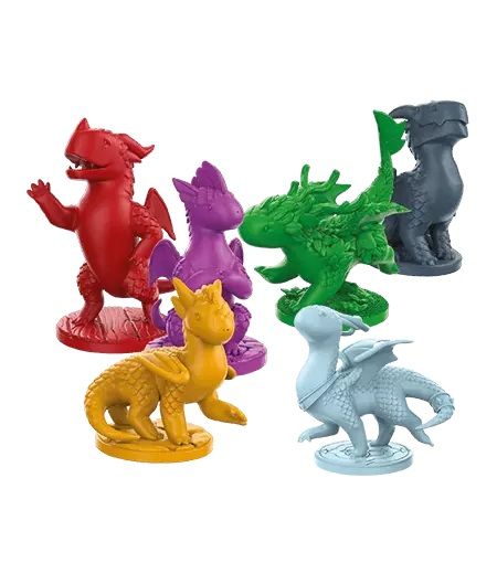 two dragon miniatures