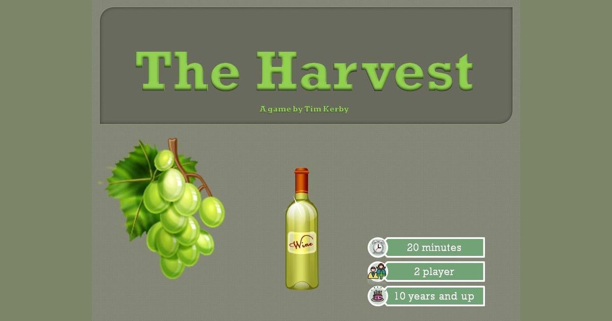 Game files and rules | The Harvest