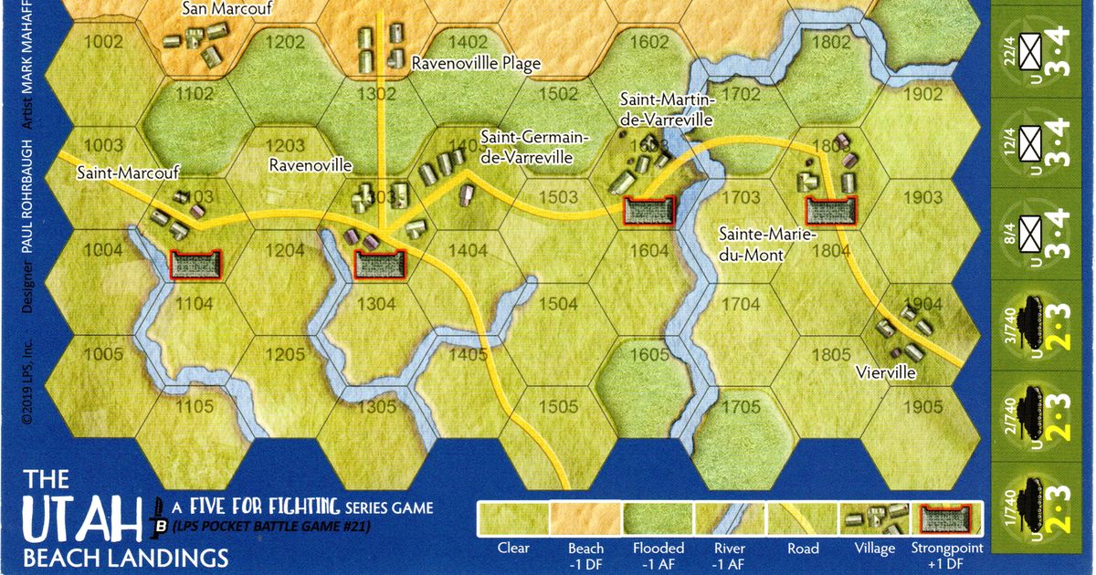 The Utah Beach Landings | Board Game | BoardGameGeek
