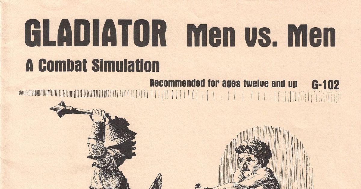 Gladiator: Men vs. Men | Board Game | BoardGameGeek
