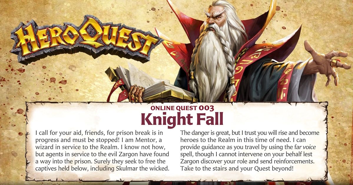 HeroQuest: Knight Fall | Board Game | BoardGameGeek