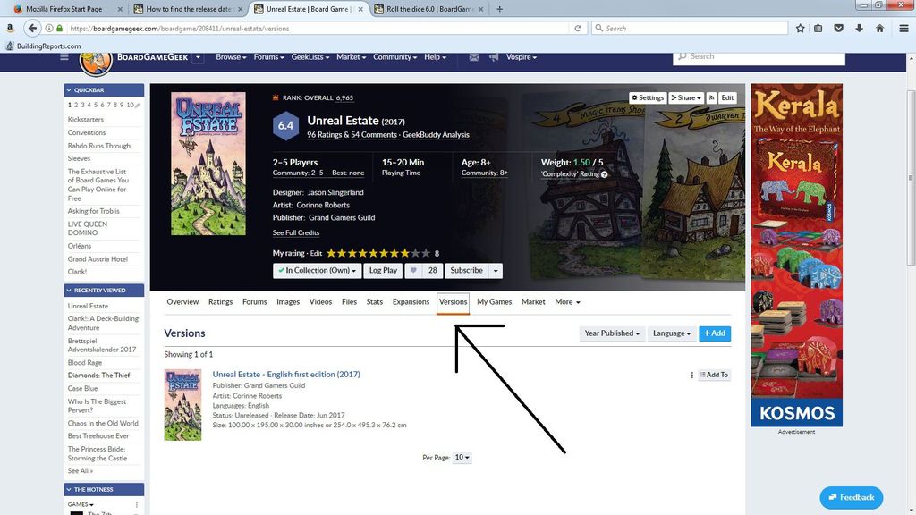 How to find the release date for a game?