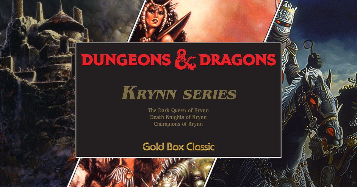 Dungeons & Dragons: Krynn Series | Video Game | VideoGameGeek
