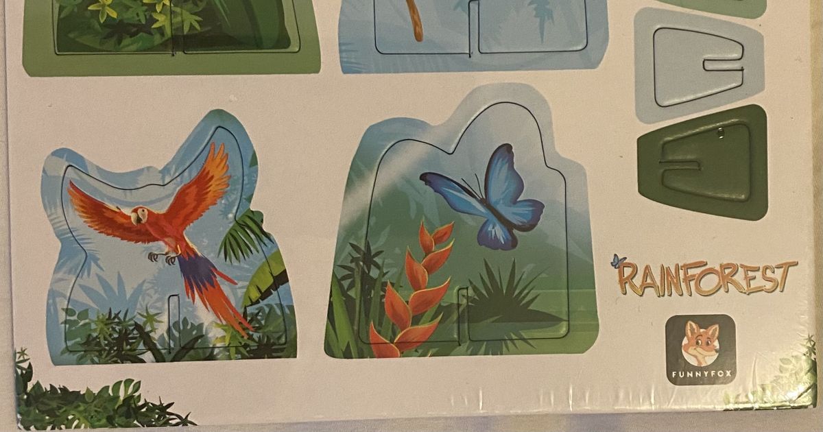 Rainforest: Animal standees | Board Game Accessory | BoardGameGeek