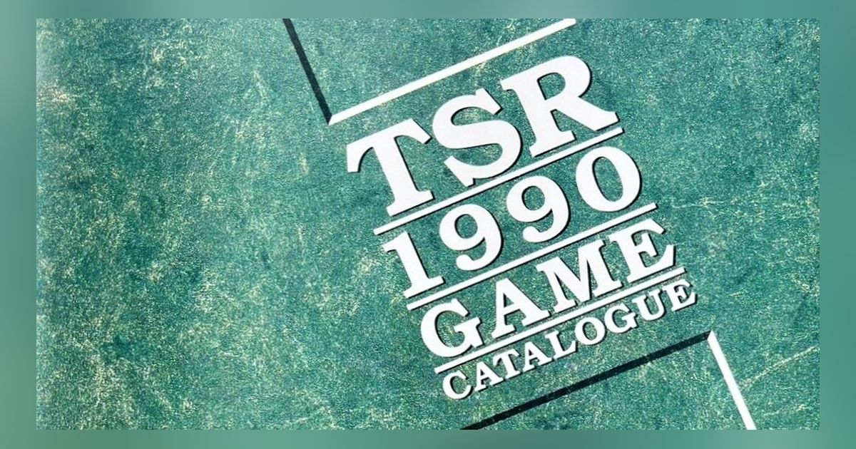 TSR 1990 Game Catalogue | RPG Item | RPGGeek