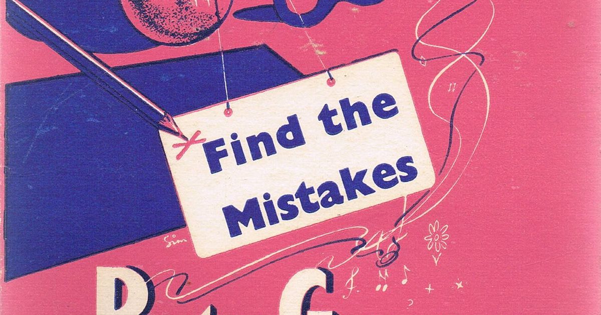 Find the Mistakes | Board Game | BoardGameGeek