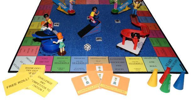 Cheerleader action-figure board game | Board Game | BoardGameGeek