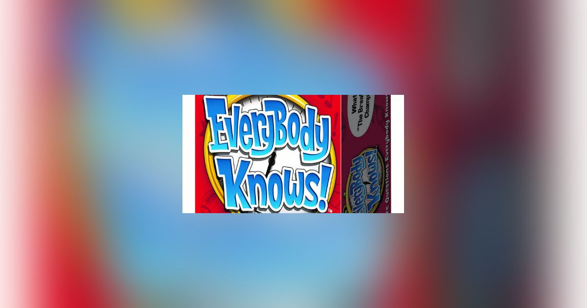 Everybody Knows | Board Game | BoardGameGeek