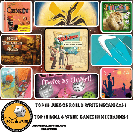 Top 10 Roll & Write Games with Best Themes - Part 1 | Juegos Roll ...
