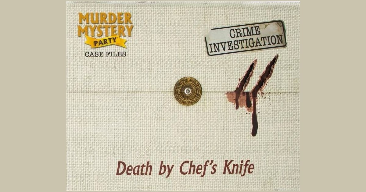 Death By Chef’s Knife: A Deliciously Deadly Murder Mystery | Murder ...