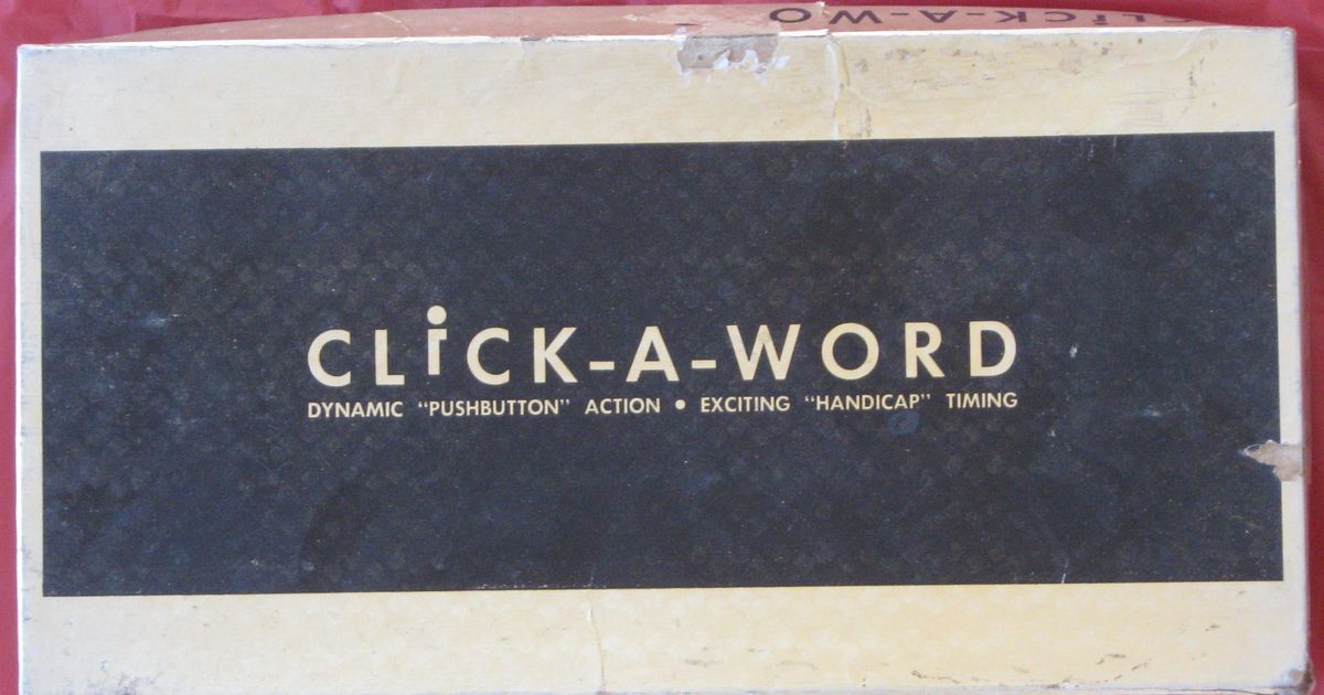 Click-a-word | Board Game | BoardGameGeek