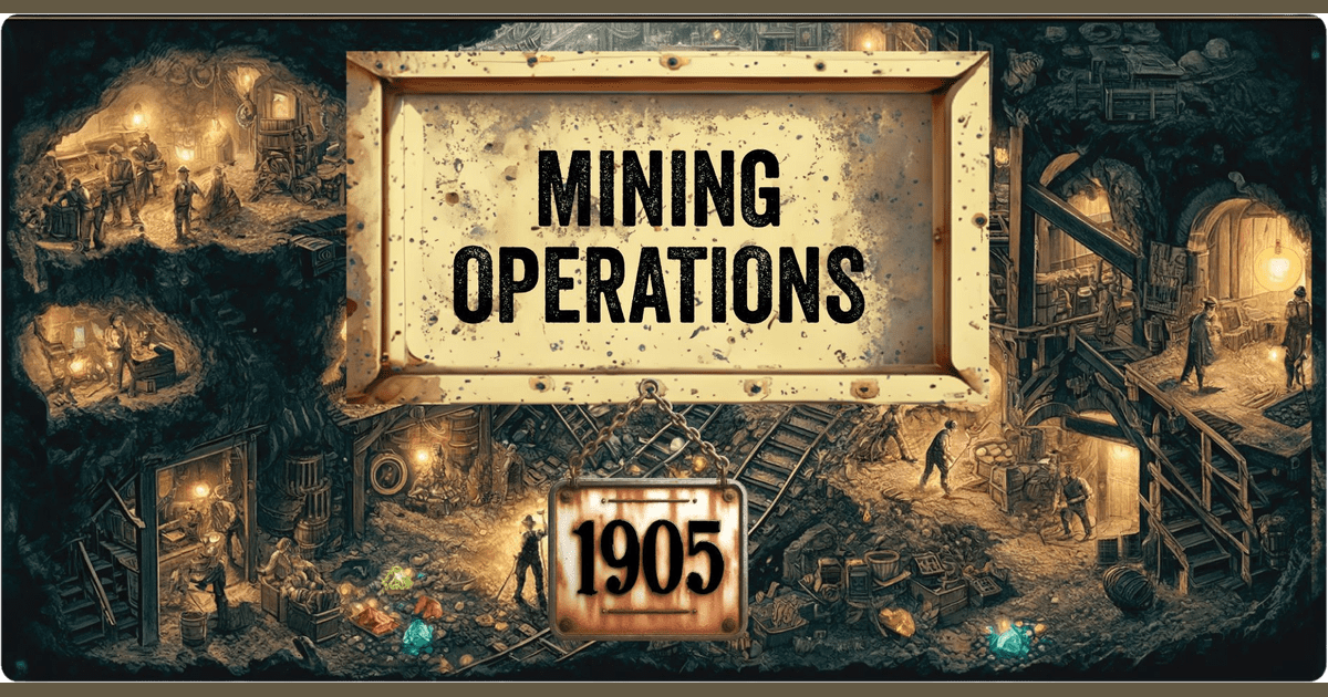 Advanced tiles incoming! | 1905: Mining Operations