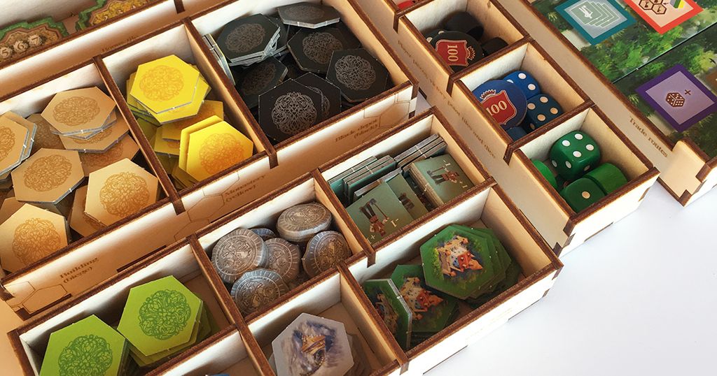 The Castles of Burgundy: The GiftForge Insert | Board Game Accessory | BoardGameGeek