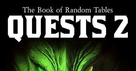 The Book of Random Tables: Quests 2 | RPG Item | RPGGeek