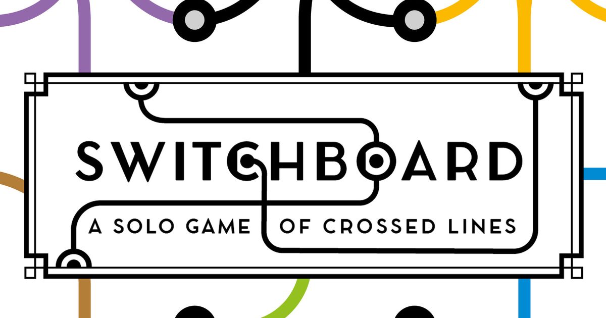 Switchboard: A solo game of crossed lines | Board Game | BoardGameGeek