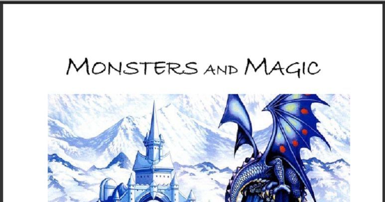 Monsters and Magic | Board Game | BoardGameGeek