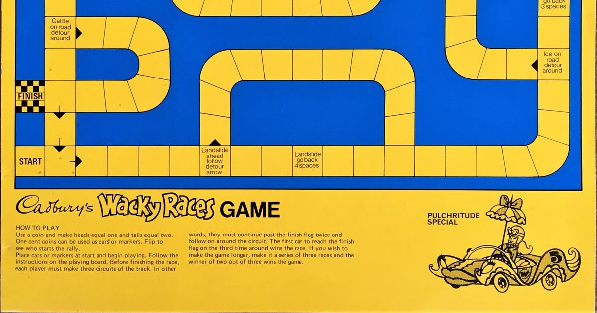 Cadbury's Wacky Races Game | Board Game | BoardGameGeek