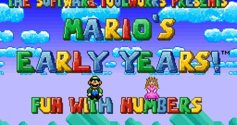 Mario's Early Years: Fun with Letters | Video Game | BoardGameGeek