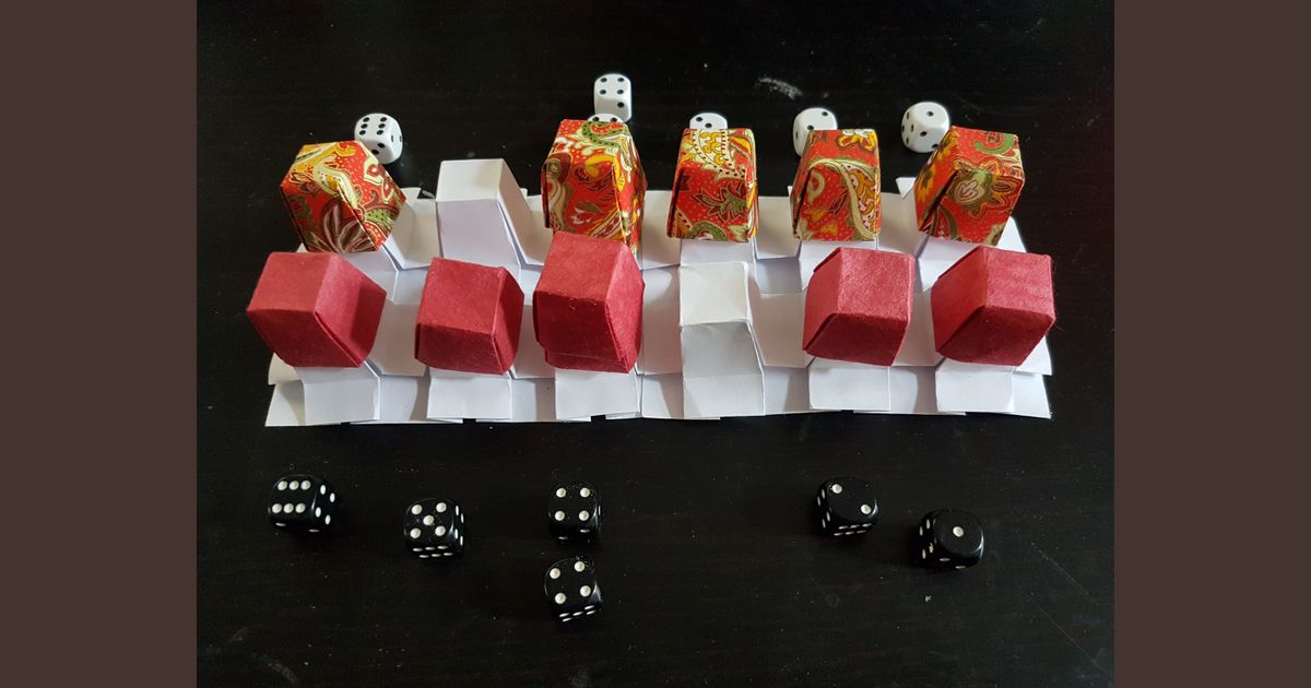 Origami Marrakesh, or a modular origami board for my origami stackable ...