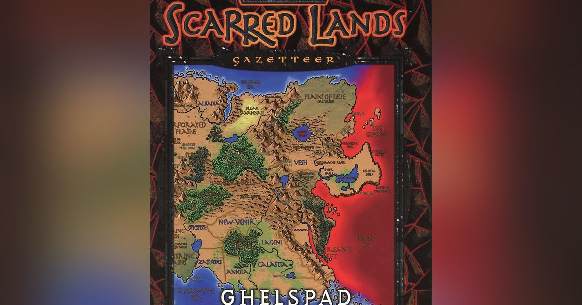 Scarred Lands Gazetteer: Ghelspad | RPG Item | RPGGeek