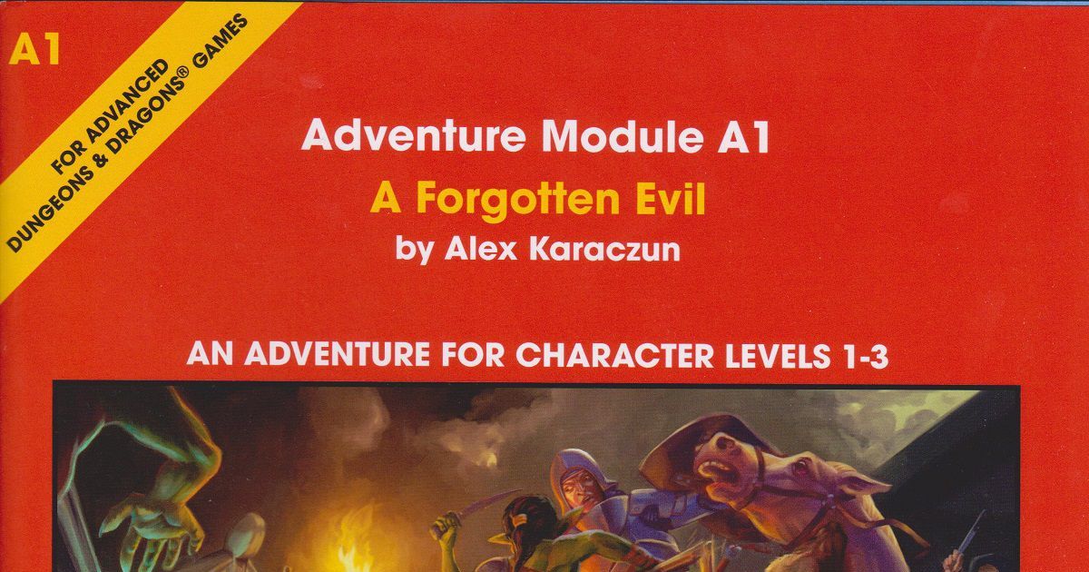 A1: A Forgotten Evil | RPG Item | BoardGameGeek