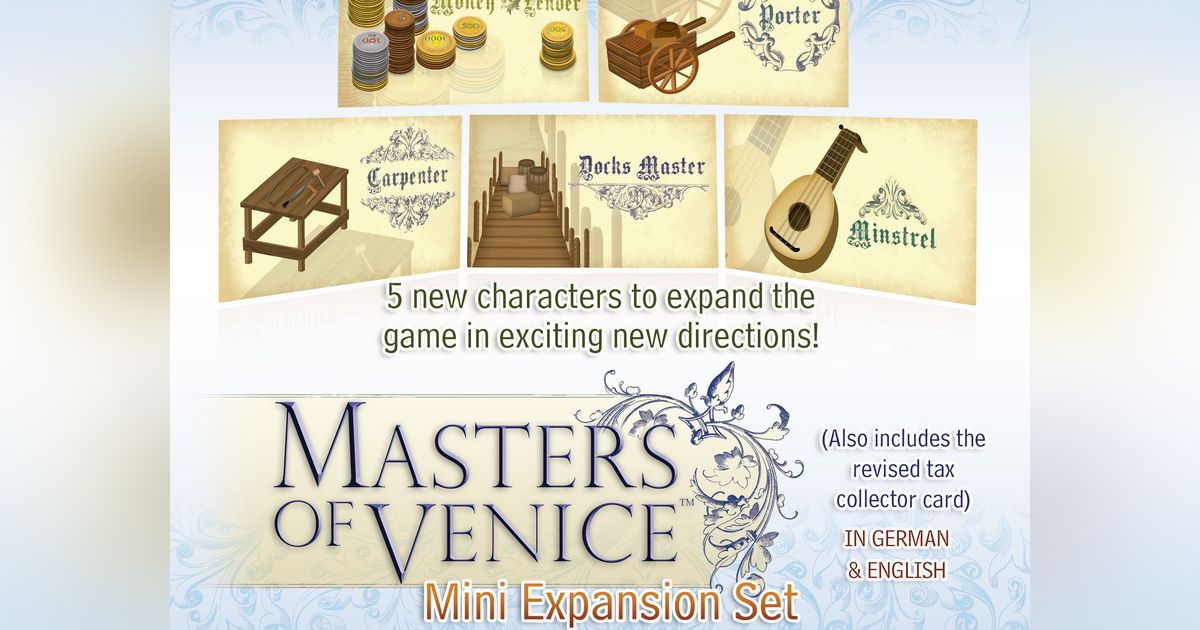Masters of Venice: Mini-Expansion Set | Board Game | BoardGameGeek