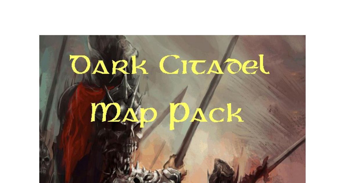 Dark Citadel Map Pack | RPG Item | BoardGameGeek