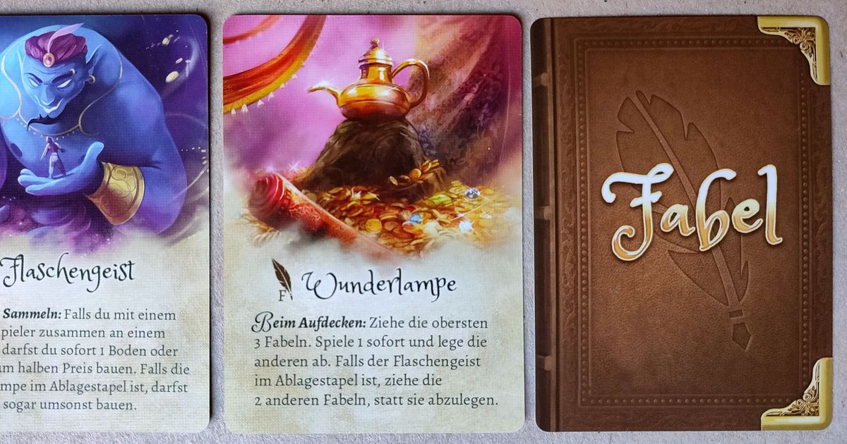 The Grimm Forest: Genie & Magic Lamp Promo Cards | Board Game ...