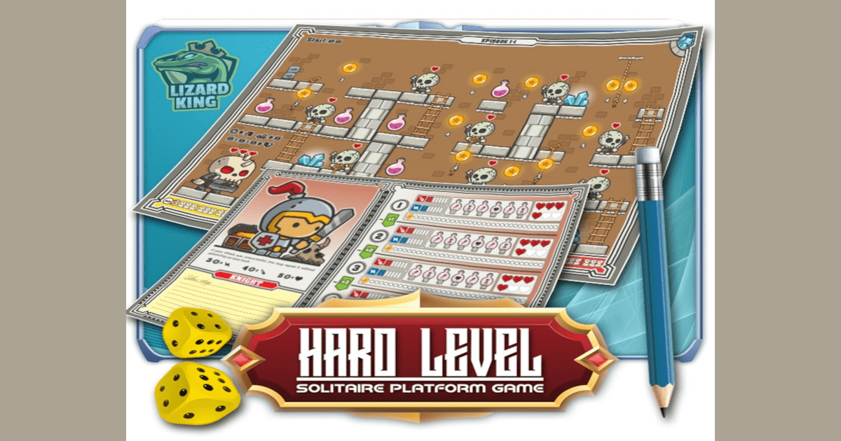 Kickstarter: Hard Level | Juegos Roll & Write