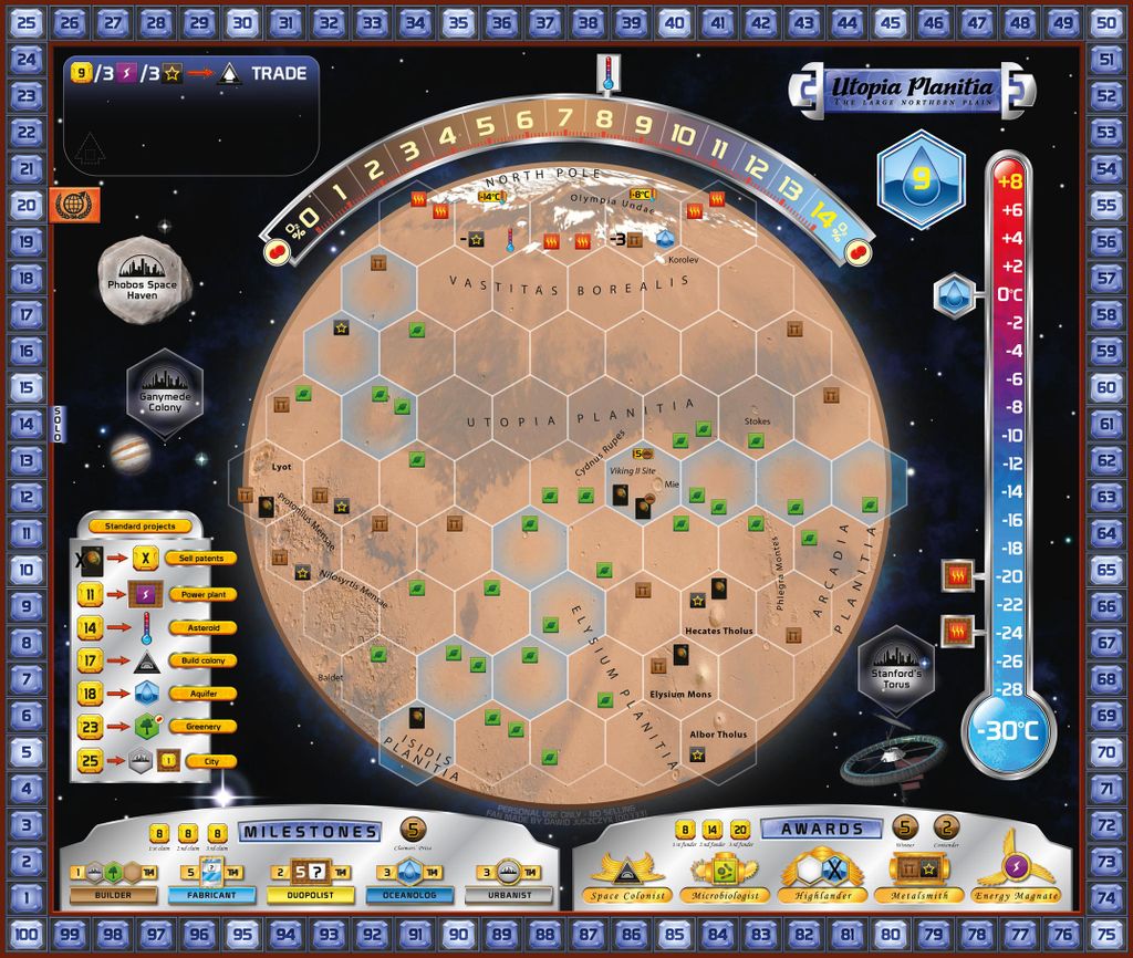 NEW MARS BOARDS (Arcadia Planitia, Terra Cimmeria & Utopia Planitia ...