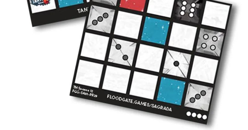 Sagrada: Promo 29 – Tantrum House 2025 Window Pattern Card | Board Game ...