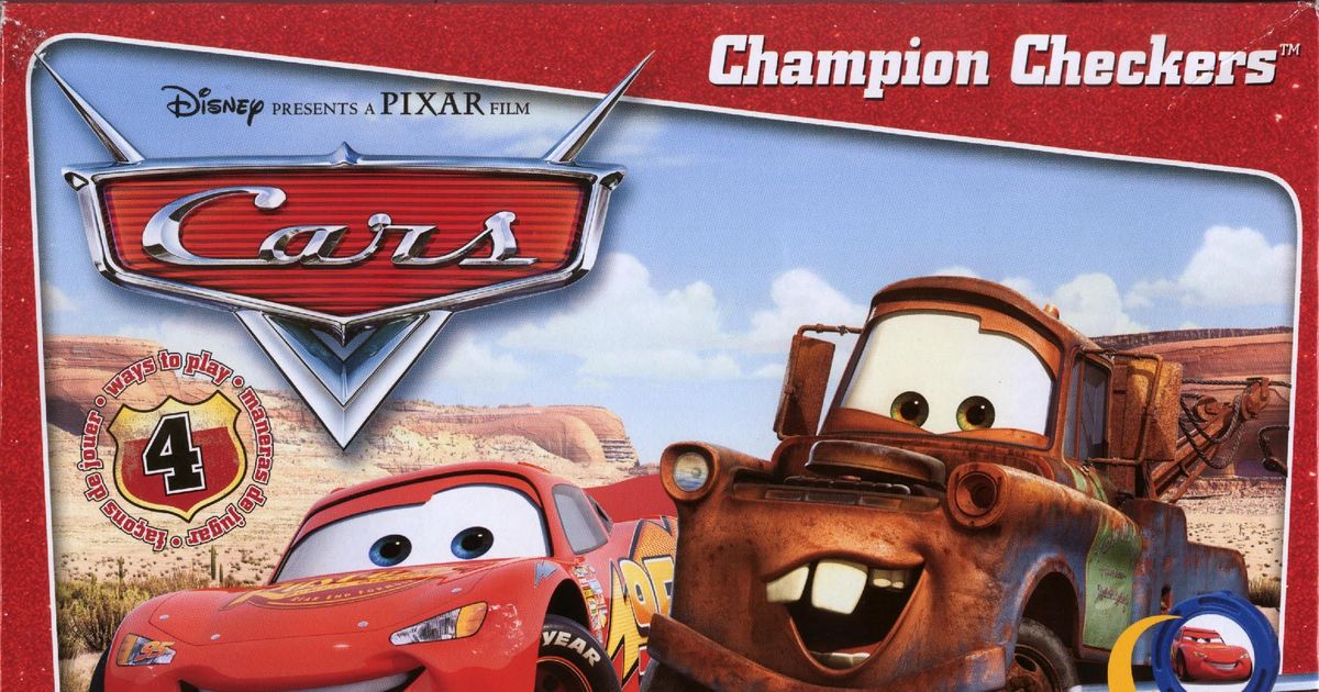 Cars Champion Checkers | Board Game | BoardGameGeek