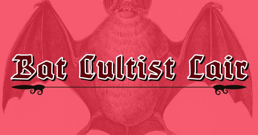 Bat Cultist Lair (Revised) | RPG Item | RPGGeek