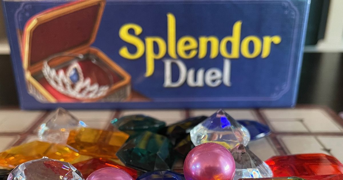 Splendor Duel: LaserLand Acrylic Gem Upgrades | Board Game Accessory ...