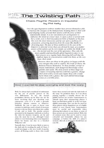 The Twisting Path | RPG Item | RPGGeek