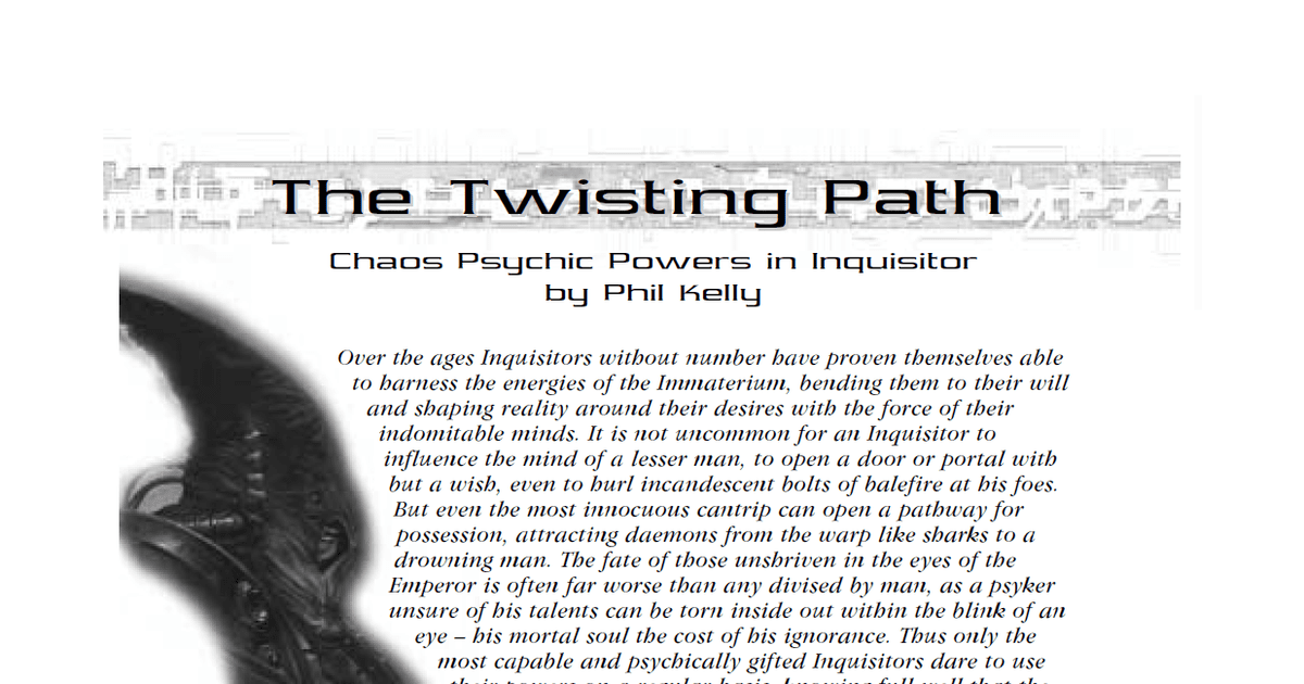 The Twisting Path | RPG Item | RPGGeek