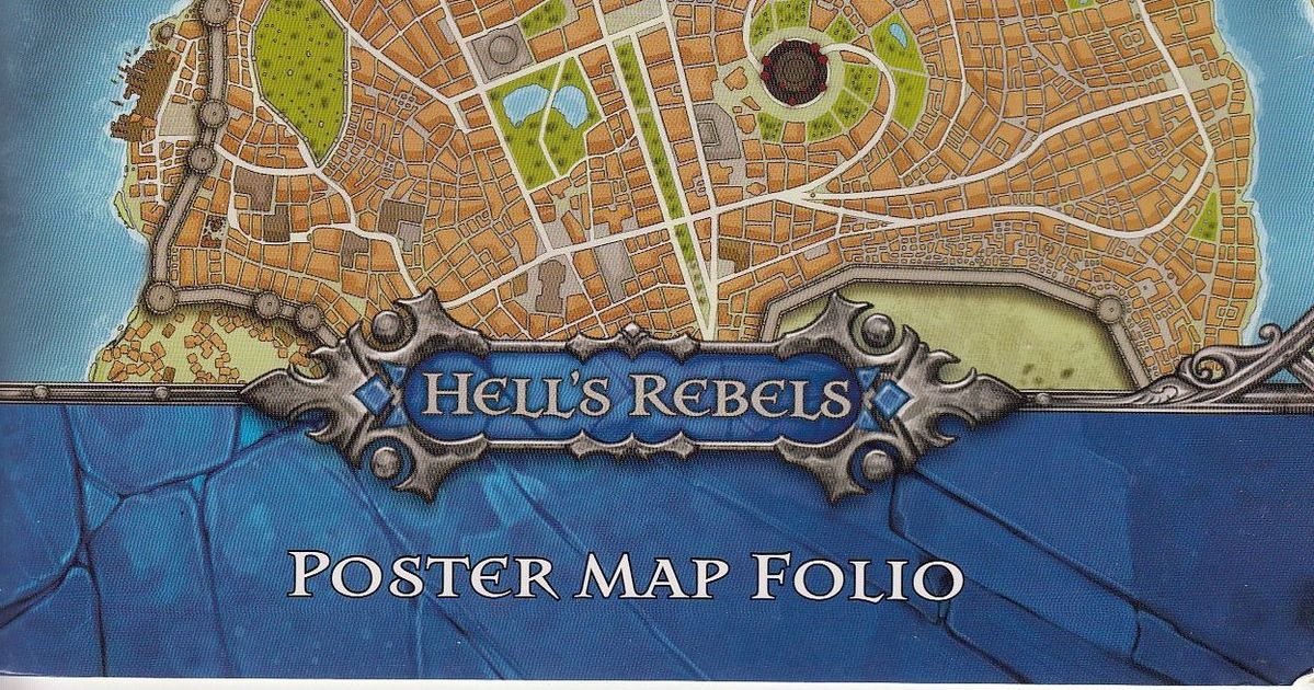 Hell's Rebels Poster Map Folio | RPG Item | RPGGeek