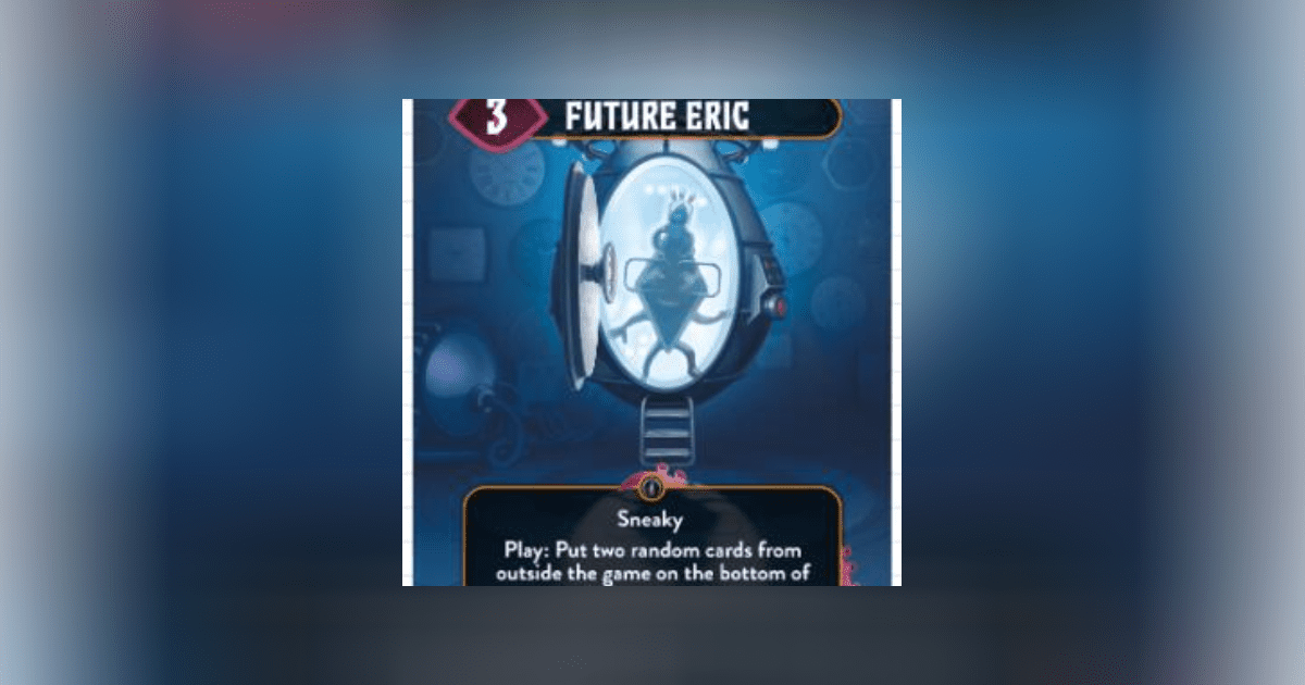 Mindbug: Future Eric Promo Card | Board Game | BoardGameGeek