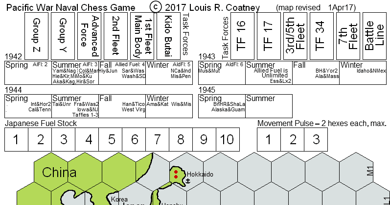 Pacific War Naval Chess Game | Board Game | BoardGameGeek