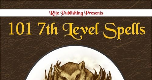 101 7th Level Spells | RPG Item | RPGGeek